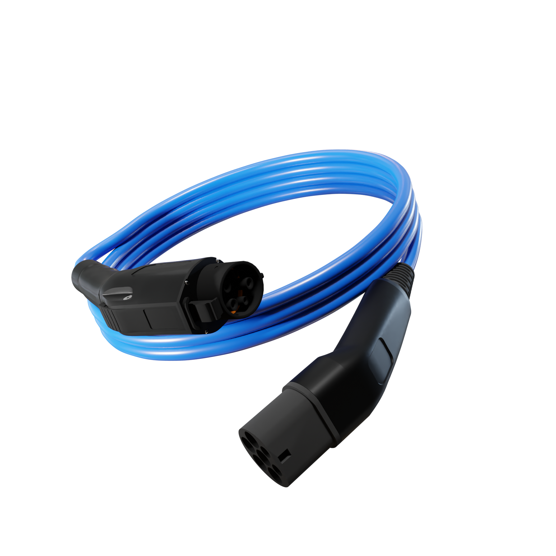 Wottz® Type 1 to Type 2 EV Charging Cable | Made In UK | evcables.com