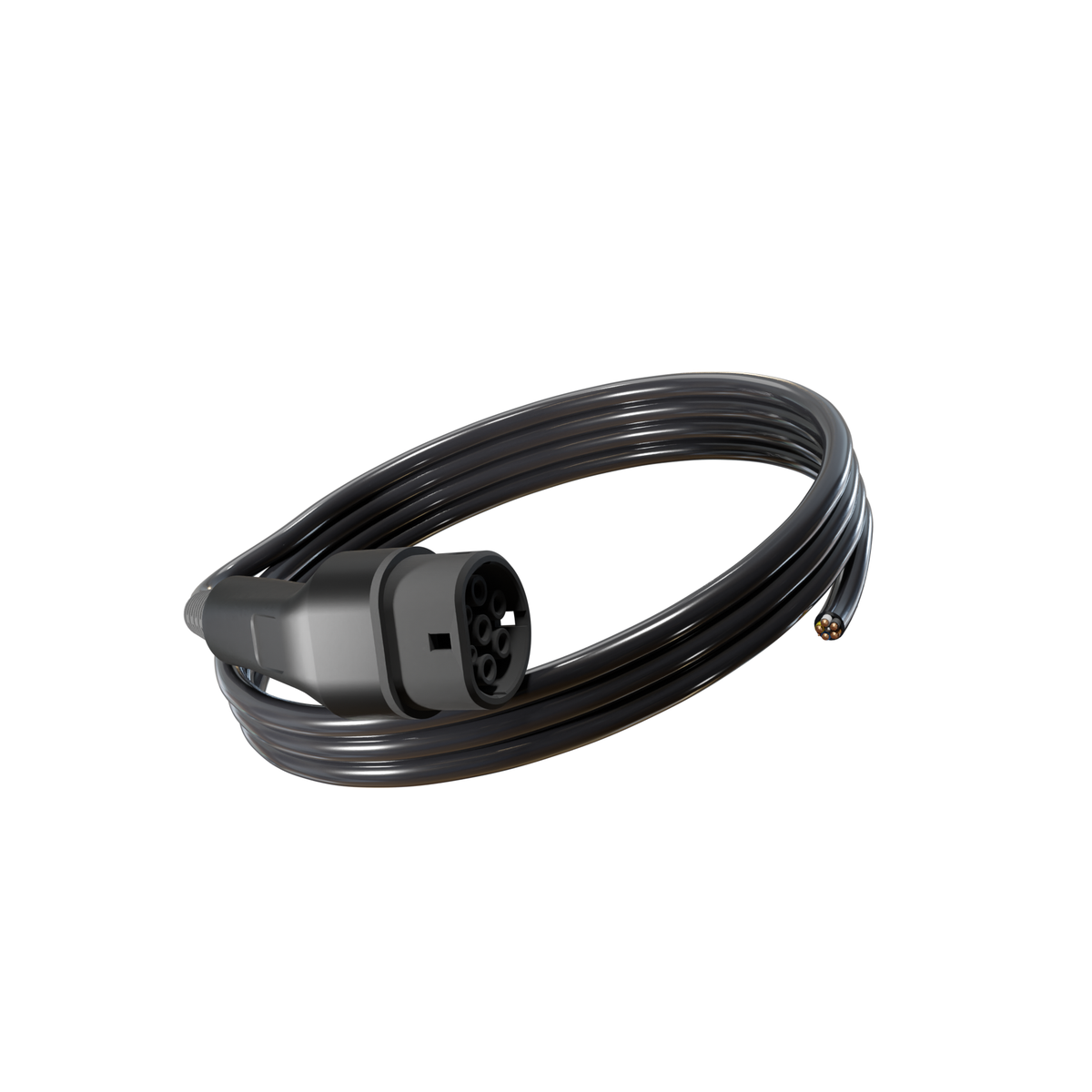 3 Phase Type 2 Tethered EV Charging Cable – evcables.com