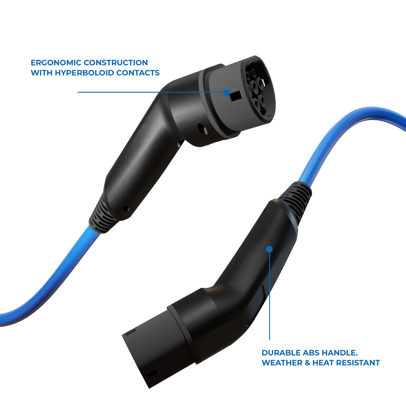 Type 2 Tethered EV Charging Cable – evcables.com