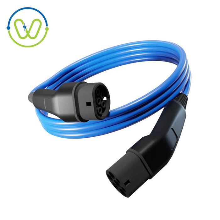 3 Phase Type 2 to Type 2 EV Charging Cable